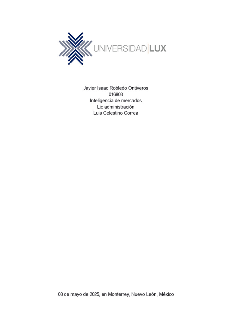 Inteligencia de Mercados | PDF