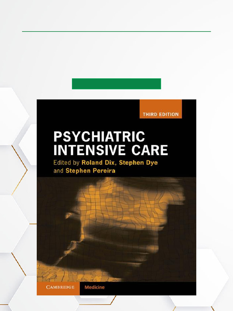Psychiatric Intensive Care 3rd Edition Exclusive Download | PDF ...