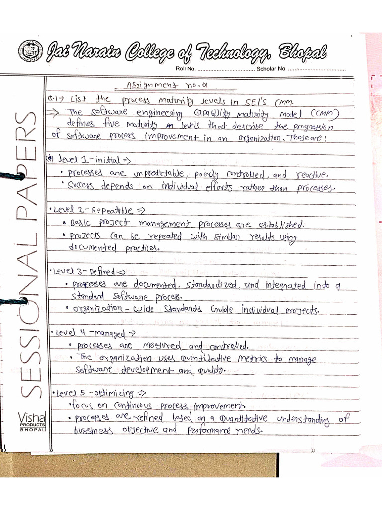 Software Engineering Assignment No.1 and 2 | PDF