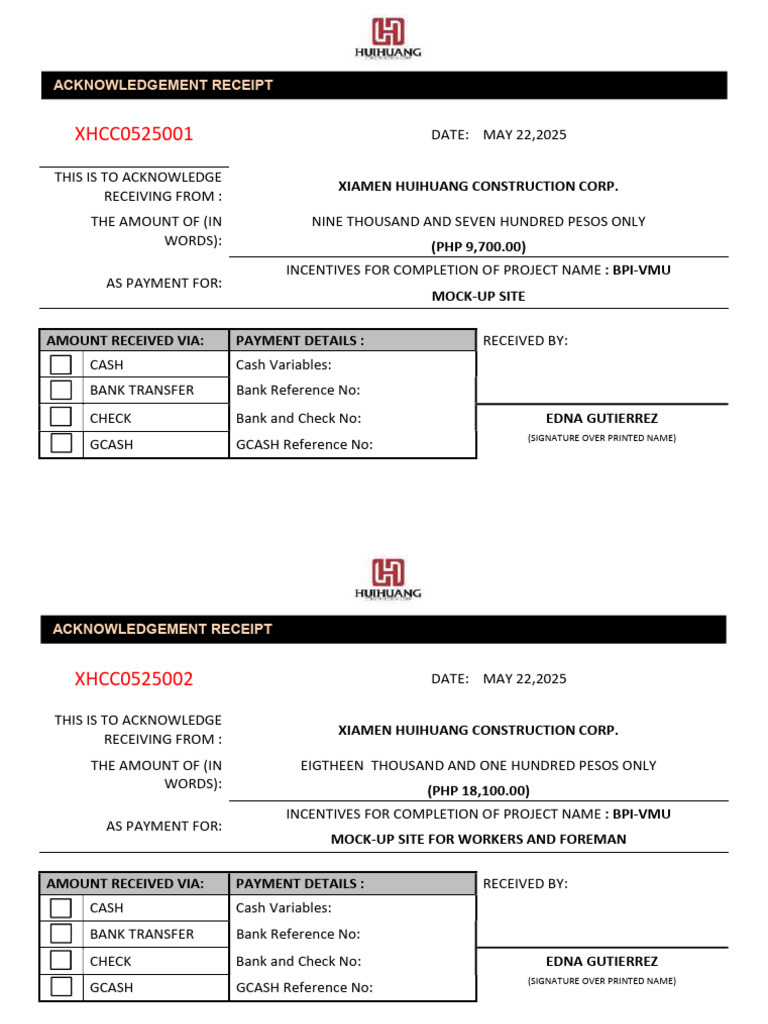 Bpi Incentives - ACKNOWLEDGEMENT | PDF | Payments | Financial Services