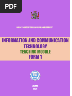 Form 1 Ict Module Sample[1] | PDF | Educational Technology ...
