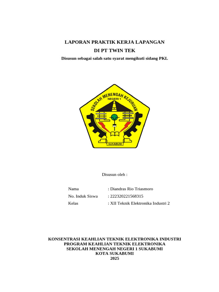 Kertas Pink Cover PKL | PDF