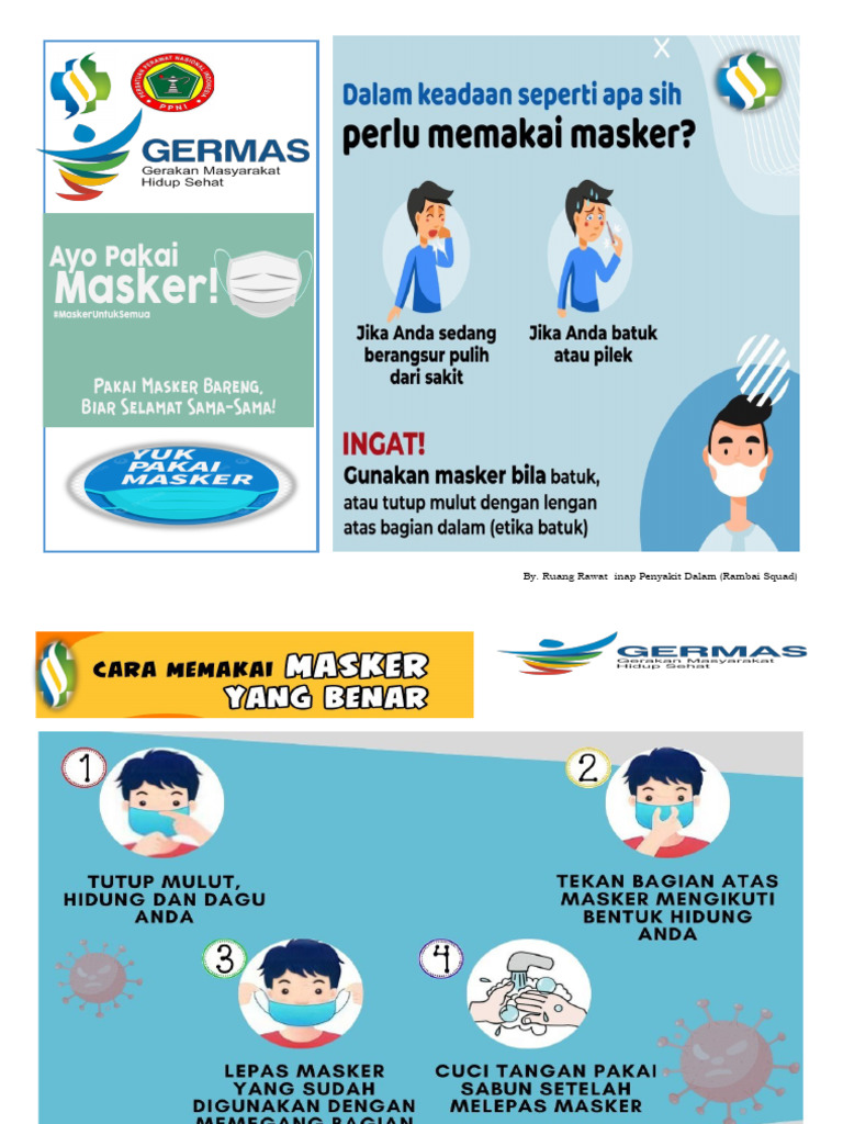 Leaflet Pakai Masker Ok | PDF