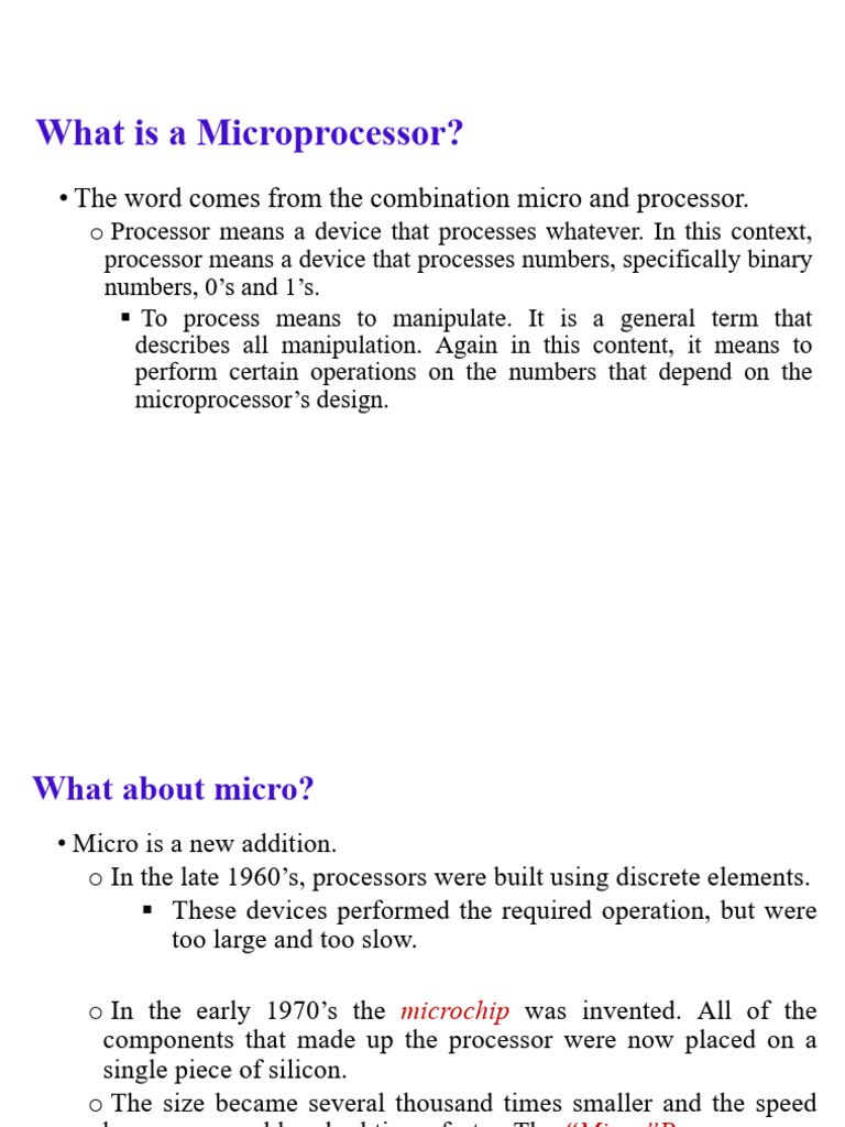 Unit18086 Microprocessor Notes Pdf Central Processing Unit Microprocessor