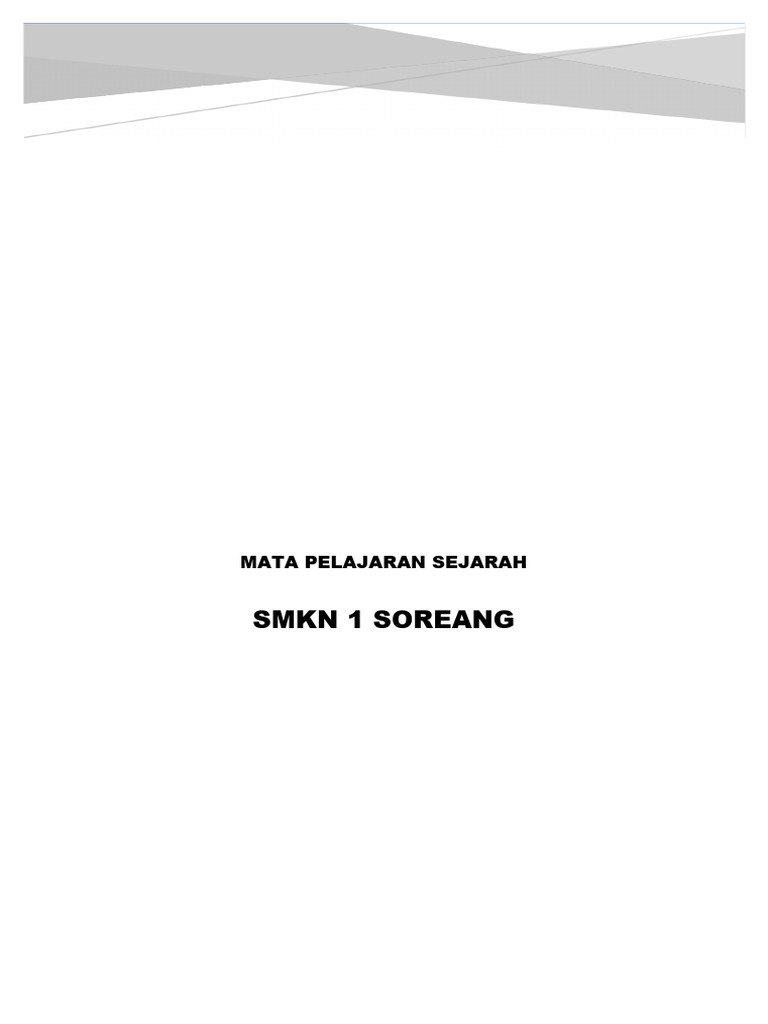 Modul Ajar Manusia Di Dalam Sejarah | PDF