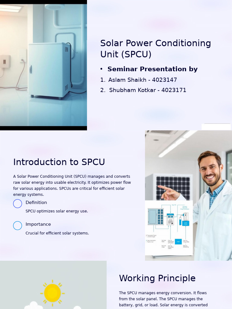 Understanding Solar Power Conditioning Units | PDF | Off The Grid ...
