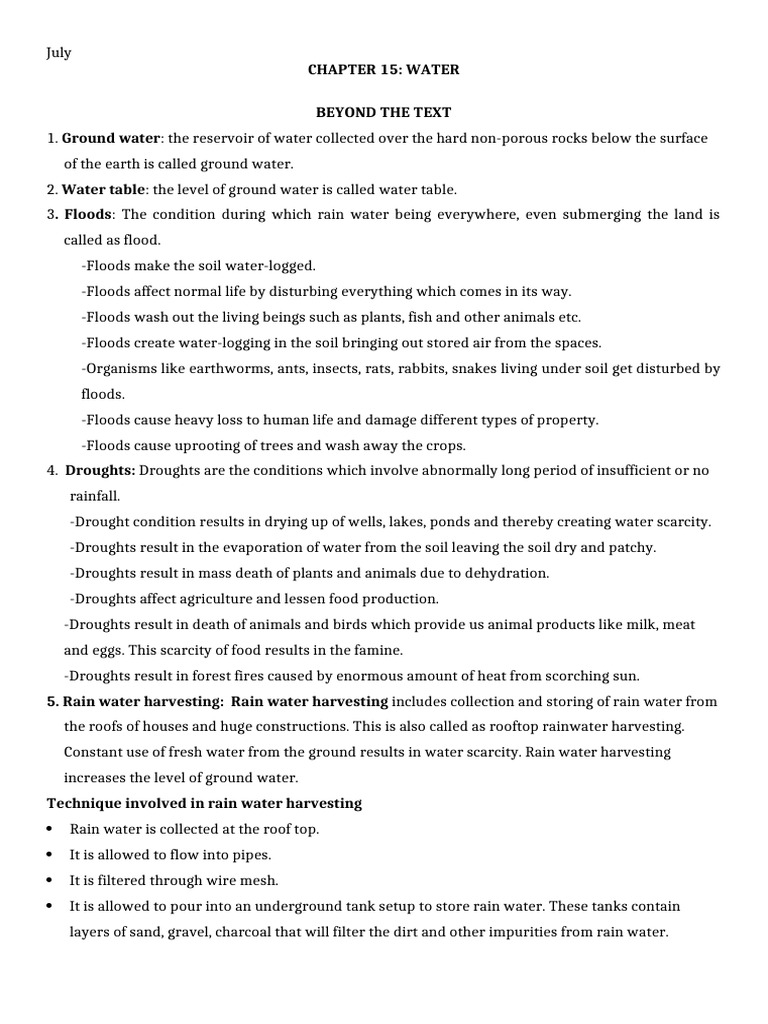 Class 6 CH 3, 6, 14, 16 Worksheet Chitra | PDF | Municipal Solid Waste | Biodegradation