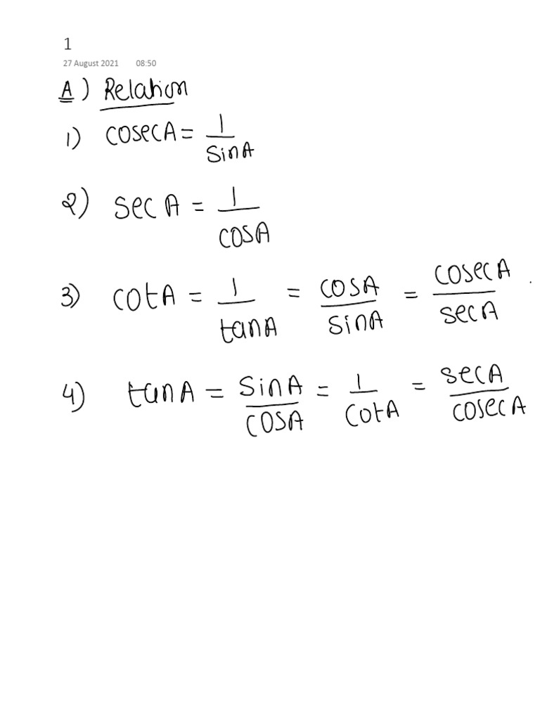 Trigo 2 Formula List-3 | PDF