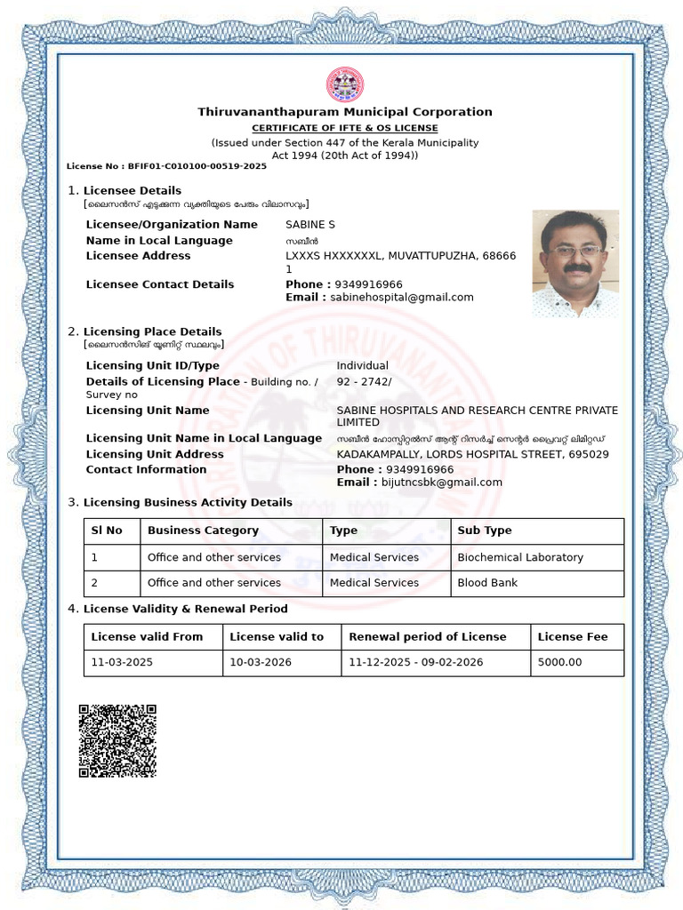 Hospital Licenses | PDF