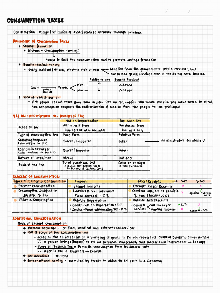 12 Consumption Taxes | PDF