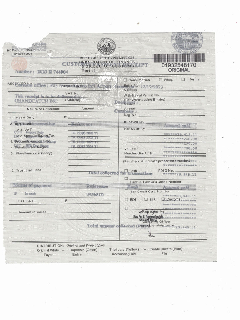Customs Duties and Taxes - Nit23101033 | PDF