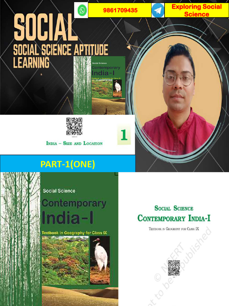 Geography-1 India - Size and Location (Final Note) | PDF | Indian Ocean ...