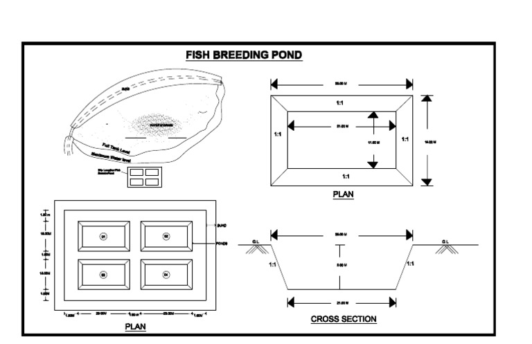 Fish Breeding Pond Drawing | PDF