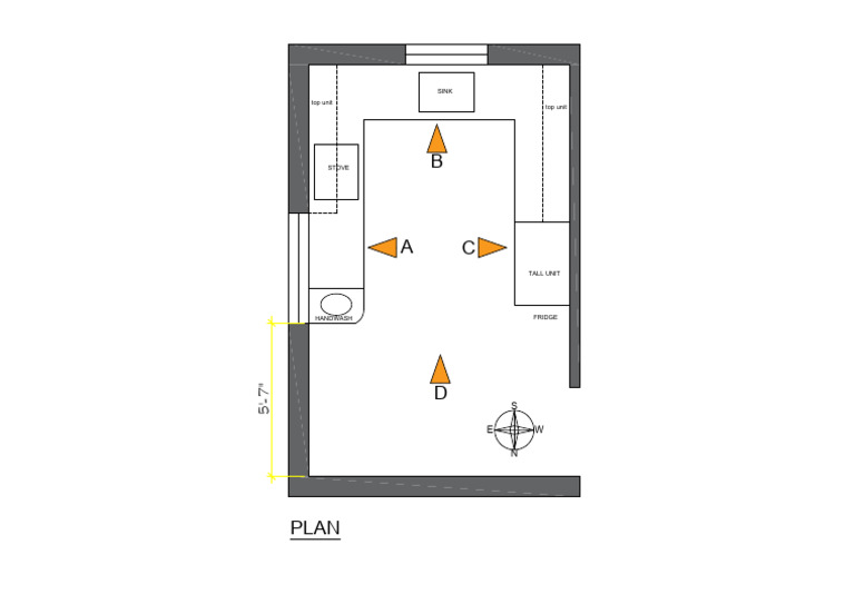 Kitchen Layout Plan with Units | PDF