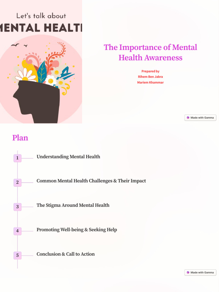 The-Importance-of-Mental-Health-Awareness | PDF | Mental Health | Anxiety
