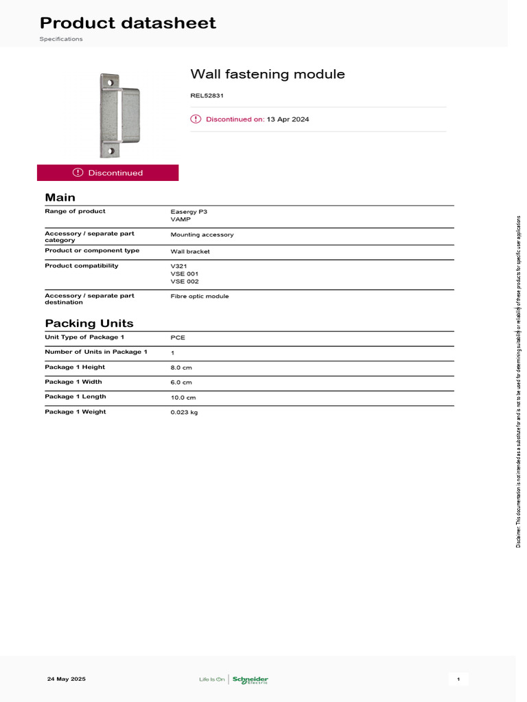 Schneider Electric - PowerLogic-P3-Protection-Relays - REL52831 | PDF ...