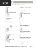 Year 8 Periodic Table Revision Worksheet | PDF | Chemical Elements ...