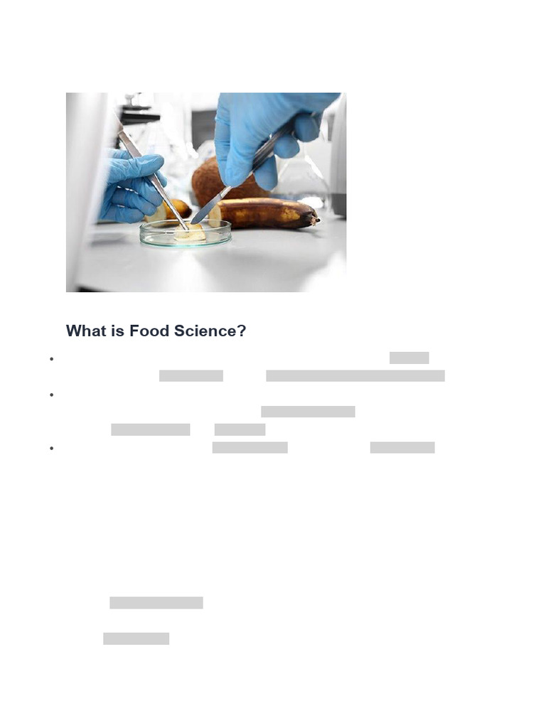 Food Science | PDF | Food Science | Foods