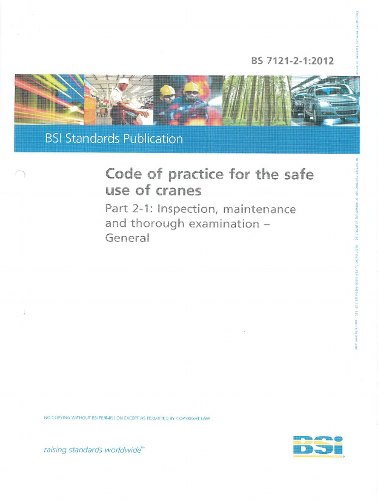 BS 7121-2-1 2012 | PDF