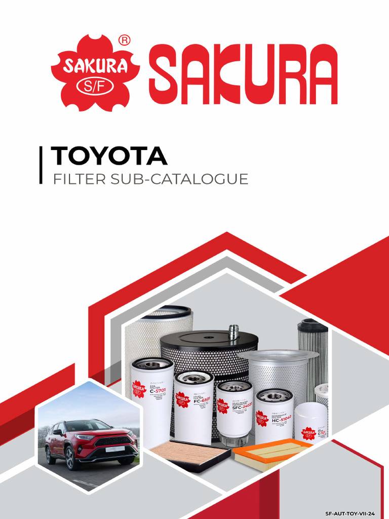 SAKURA FILTER SF-AUT-TOY-VII-24 | PDF | Car | Motor Vehicle