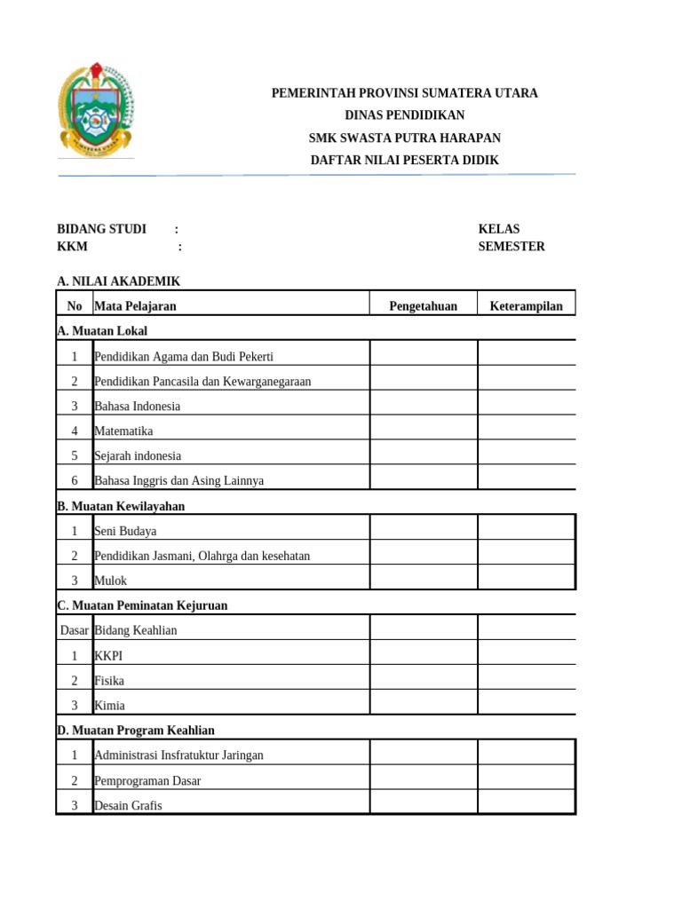 Blangko Raport | PDF