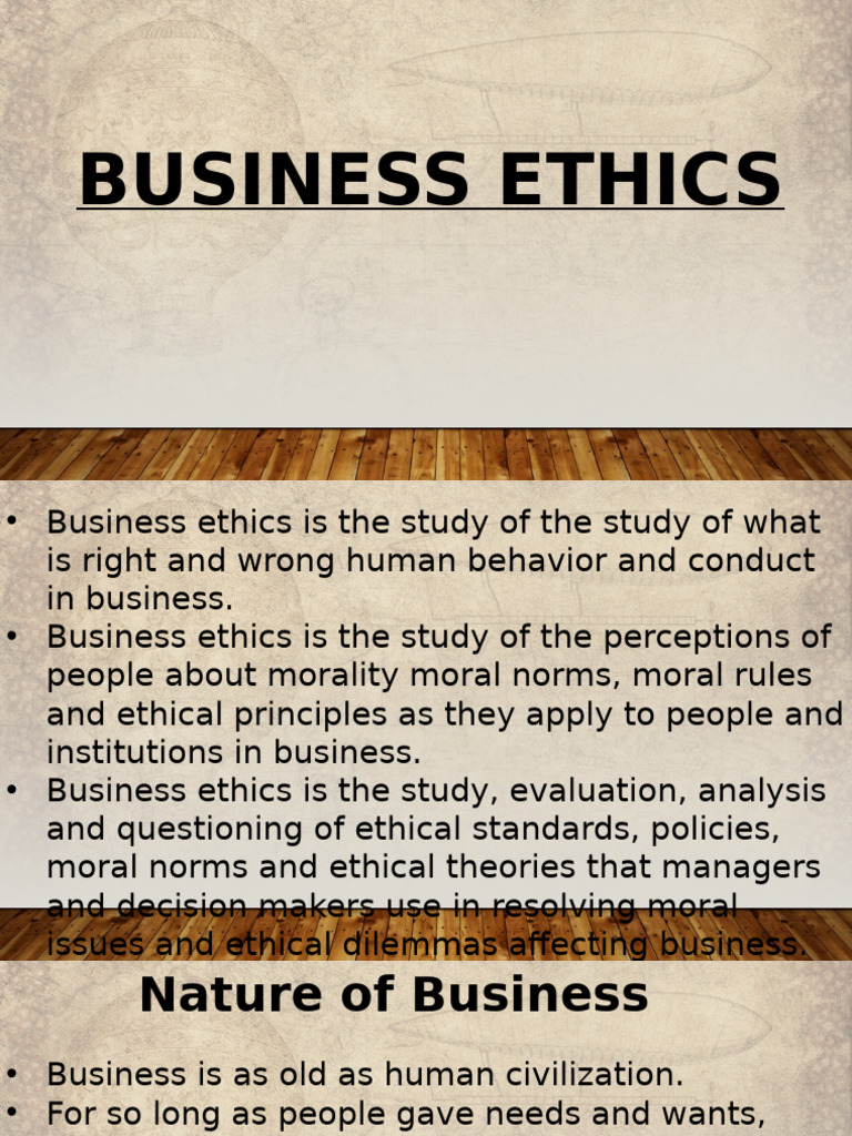 Bus. Ethics | PDF
