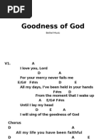Goodness of God - Key of G | PDF