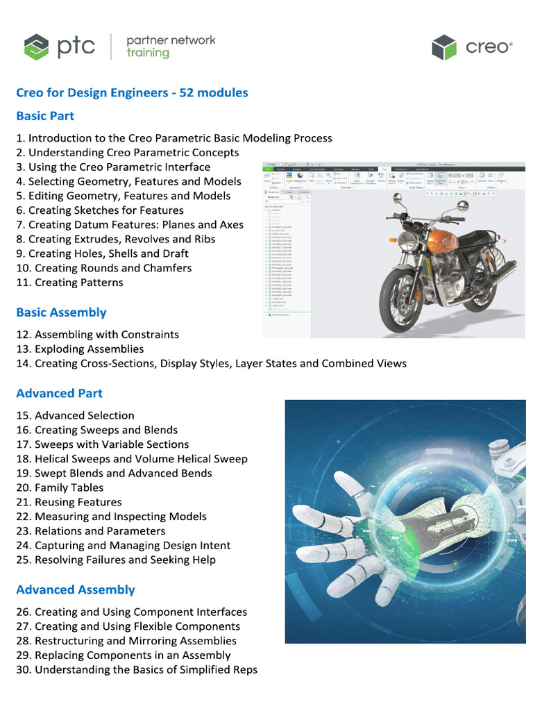 PTC ATC - Creo Syllabus | PDF