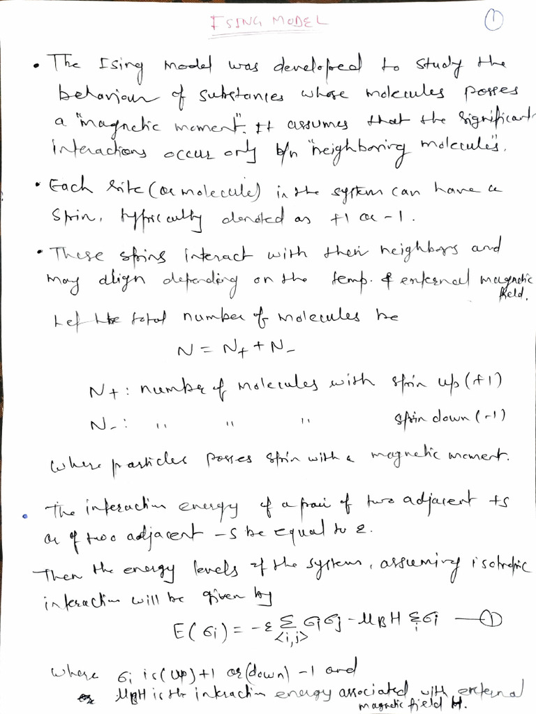 Ising model | PDF