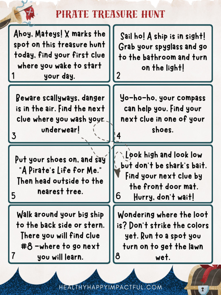 Pirate Treasure Hunt 3 | PDF