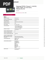 PowerLogic P3U20 Universal Protection Relay | PDF | Ac Power | Power Supply