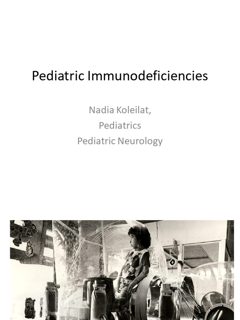 Pediatric Immunodeficiencies | PDF | Immune System | Innate Immune System