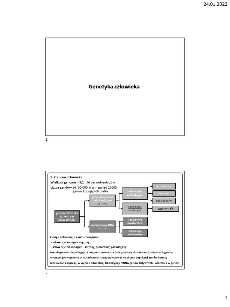 Choroby Genetyczne | PDF