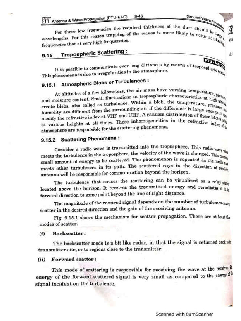 Understanding Tropospheric Scattering | PDF | Radio Propagation ...