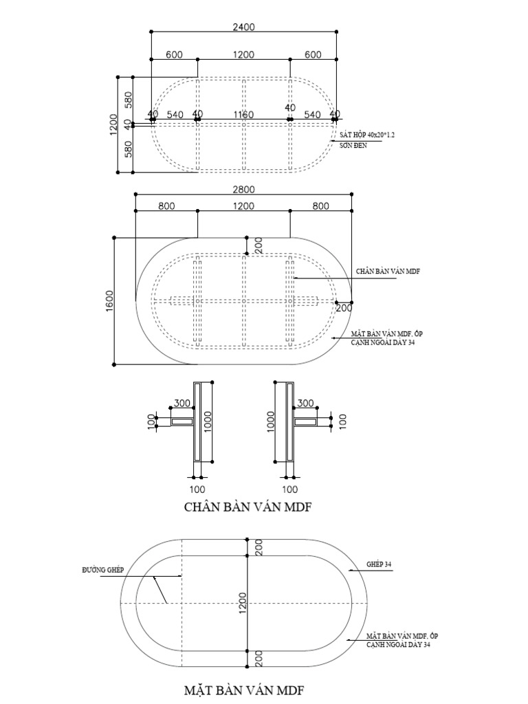 Bàn Hop - Model | PDF