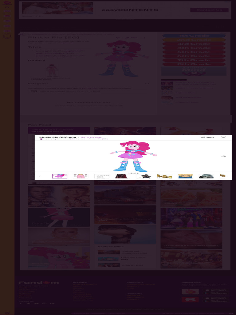 Pinkie Pie (EG) Yuna's Princess Adventure Wikia Fandom | PDF