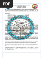 PDF Editable Barangay Assembly TARP 2ND SEM 2022 | PDF