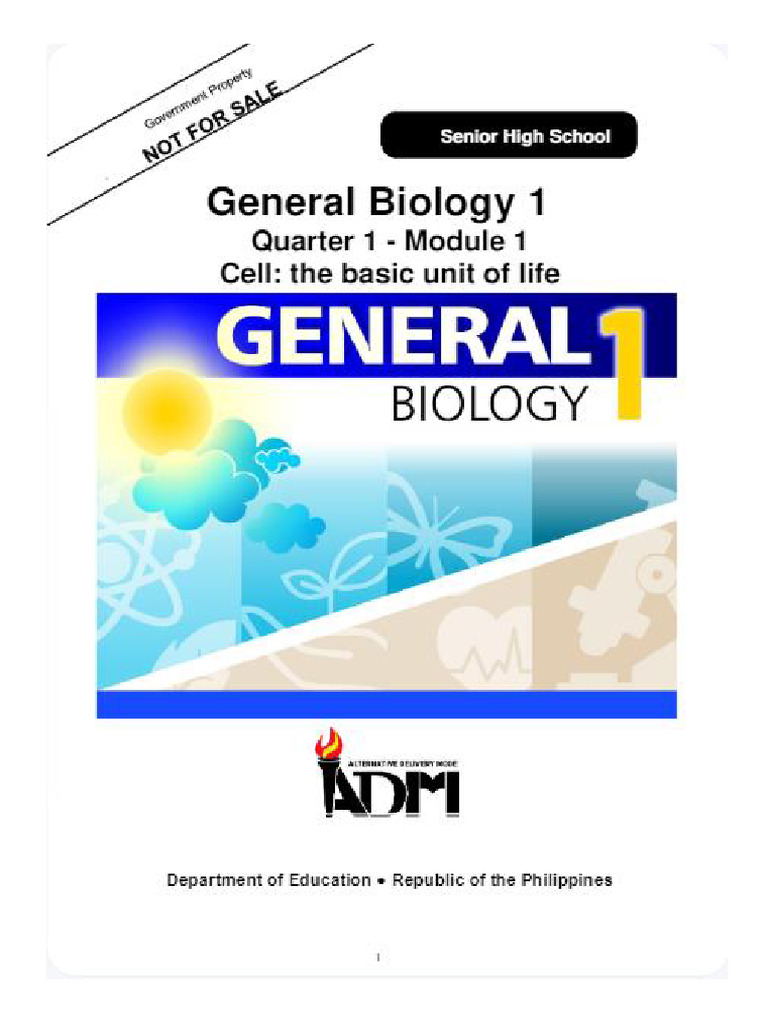 GEN BIO MODULE LESSON 1 To 5 | PDF | Epithelium | Connective Tissue
