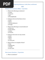 Red Rose Extract and Acid-Base Reactions | PDF | Chemistry