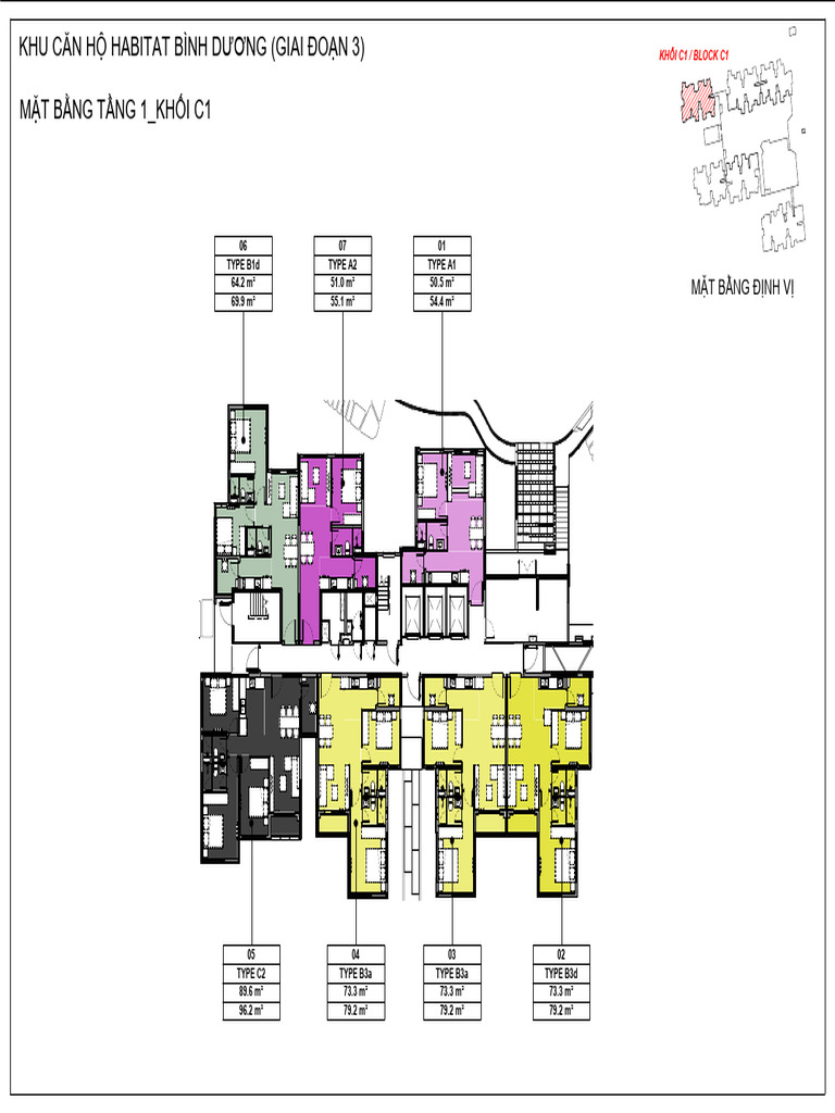 HBTP3 - Marketing - Key Plan Unit - C1 | PDF