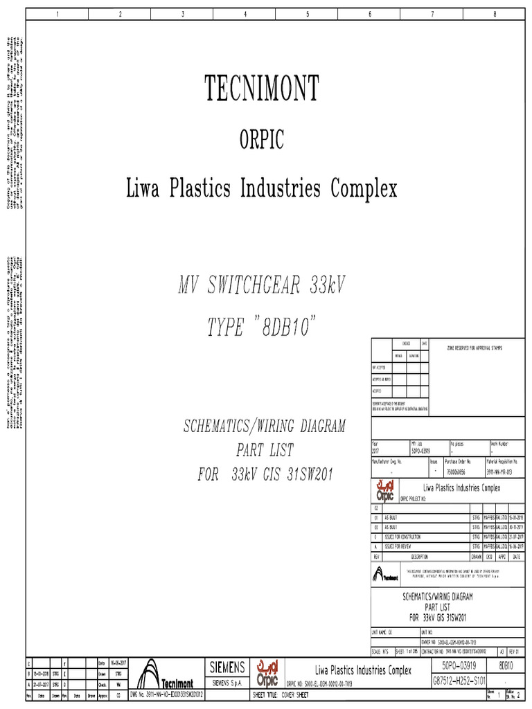 33kv Schematic Drawing | PDF