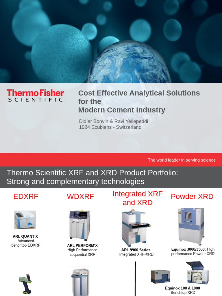 XRF-ARL PERFORM'X ARL OPTIM'X and ARL QUANT'X For Cement-0520 | PDF ...