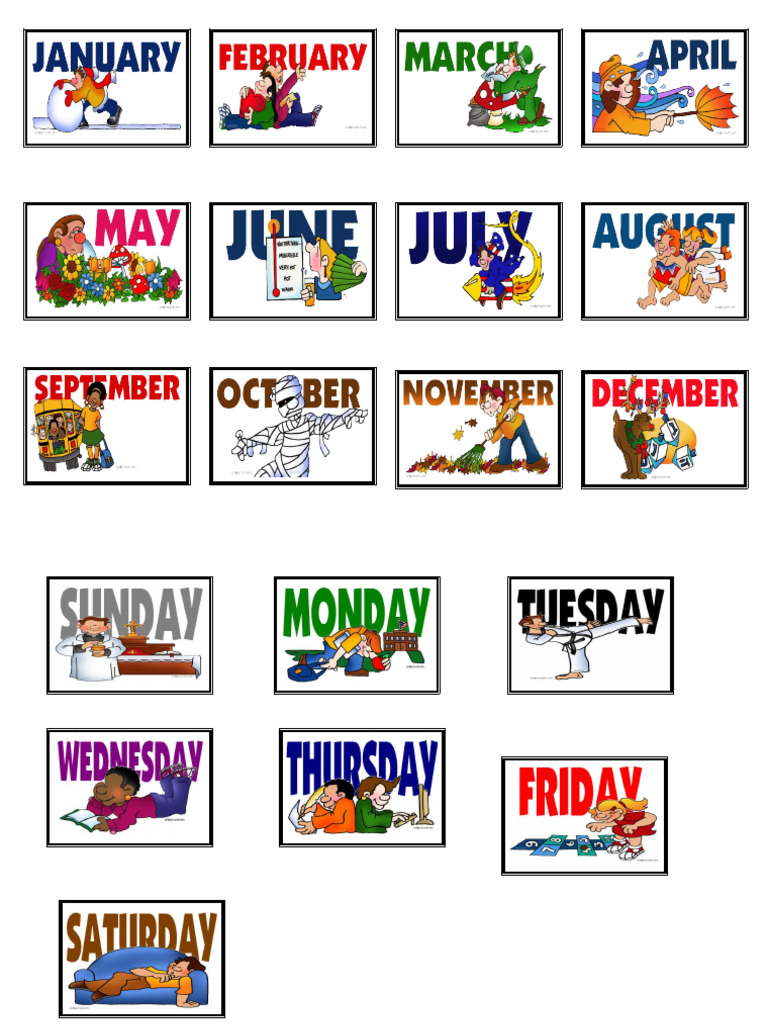 Months and Days | PDF