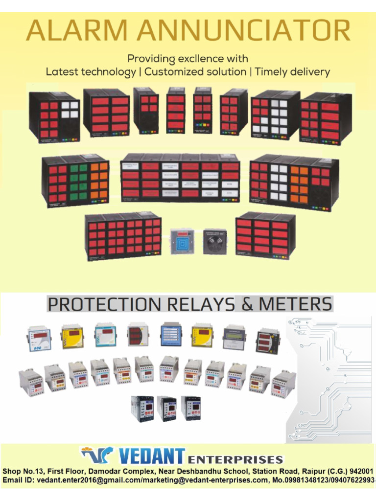 Proton Alarm Annunciator-VMR-Meters | PDF