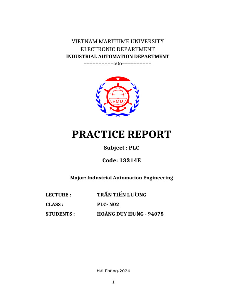 PLC Report | PDF