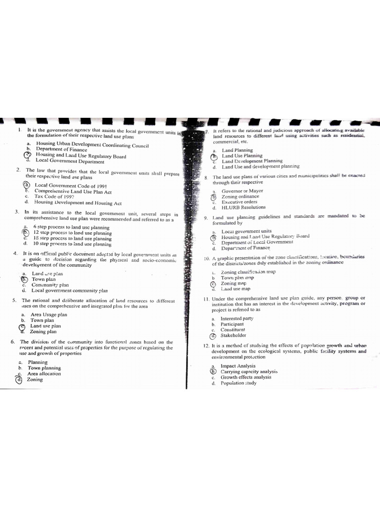 Reb Mock 9 Planning Devt Zoning | PDF
