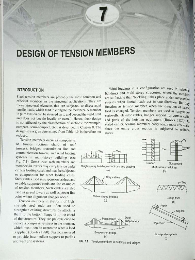 Design of Tension Members | PDF