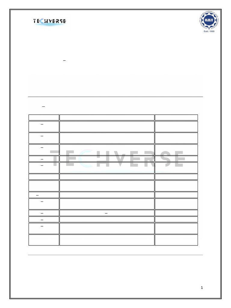 Tentative Schedule Techverse | PDF