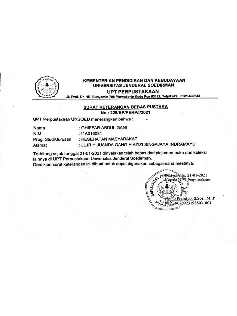 Bebas Pustaka Pusat - Ghiffar Abdul Gani | PDF