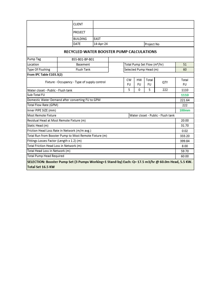Recycle Booster Pump | PDF